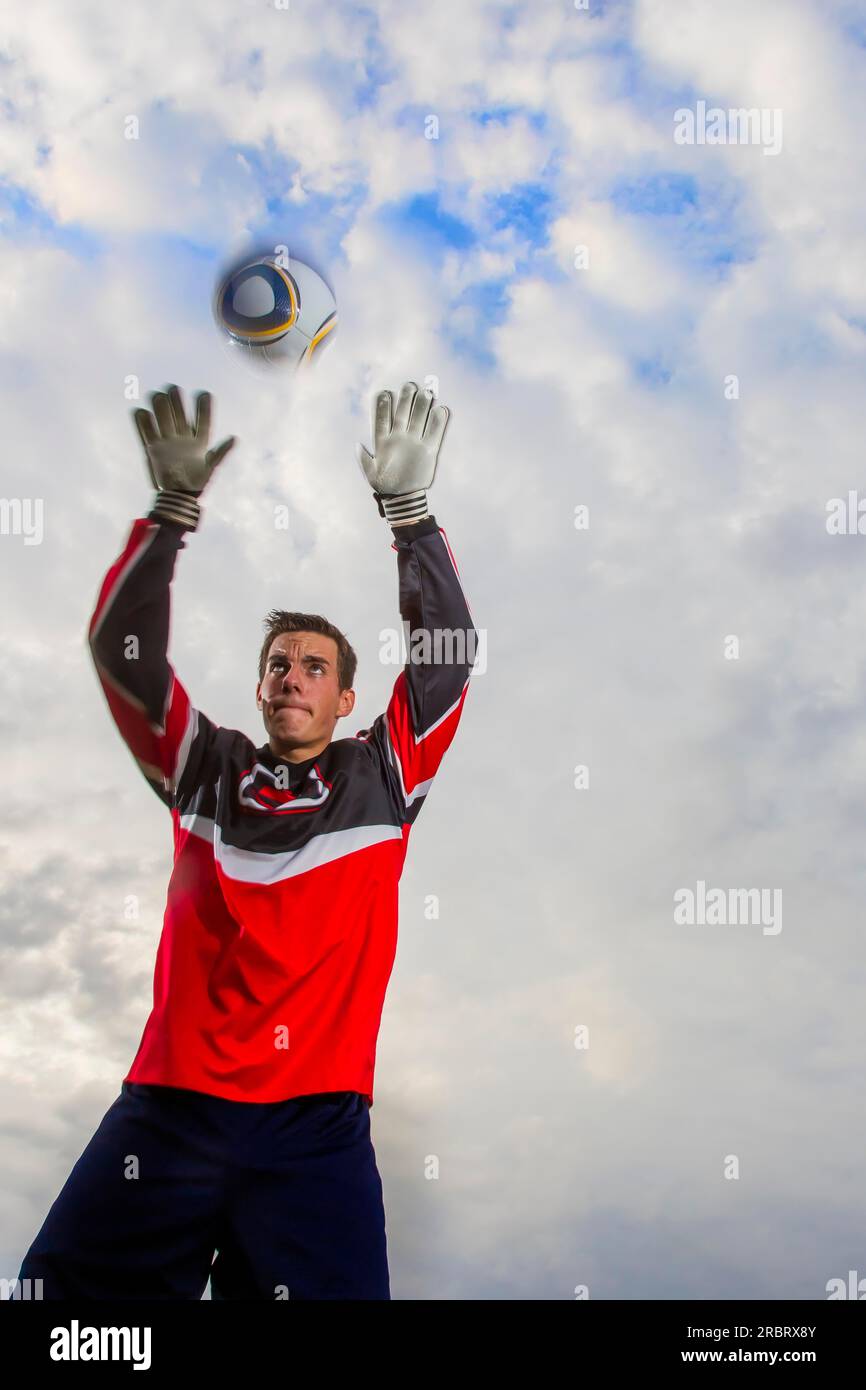 Action man football hi-res stock photography and images - Alamy