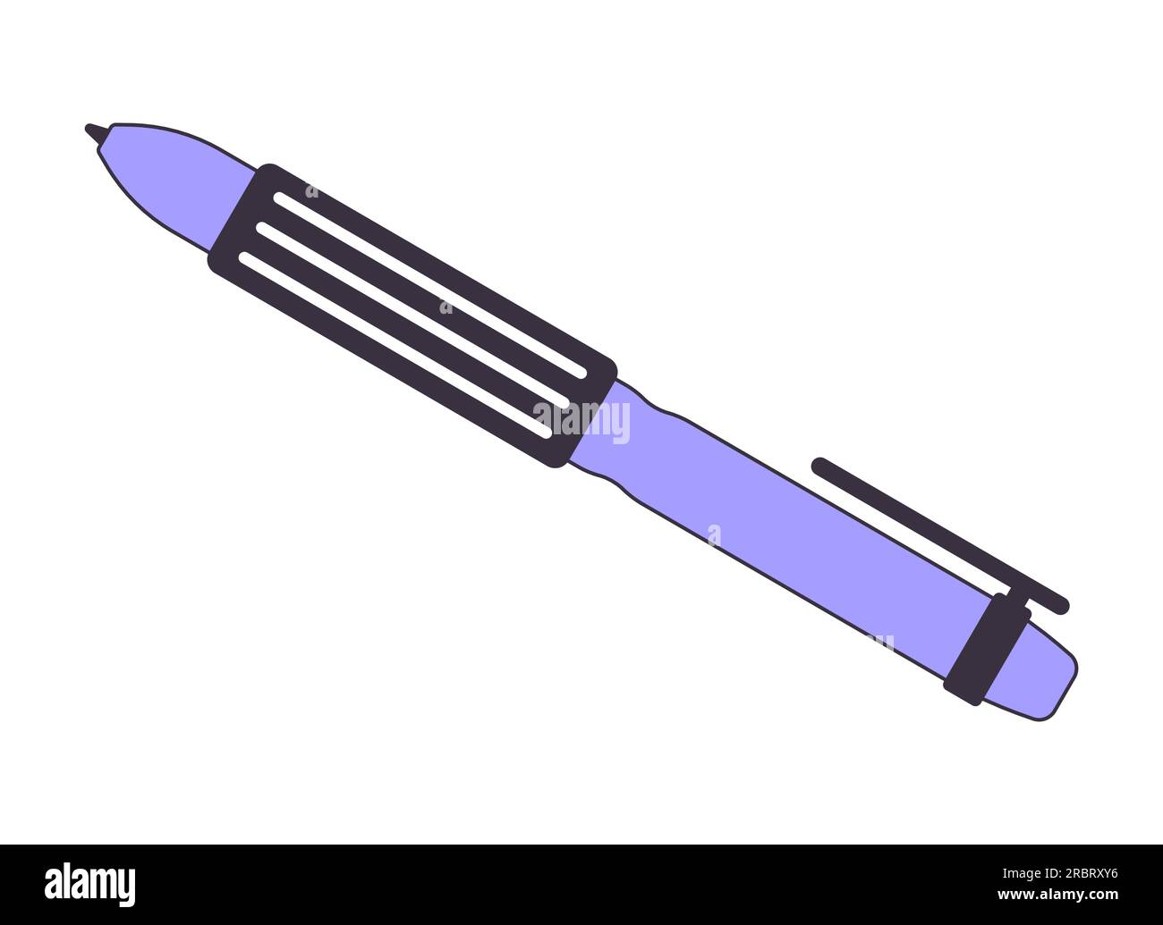 Ball point pen outline icon Stock Vector Images - Alamy