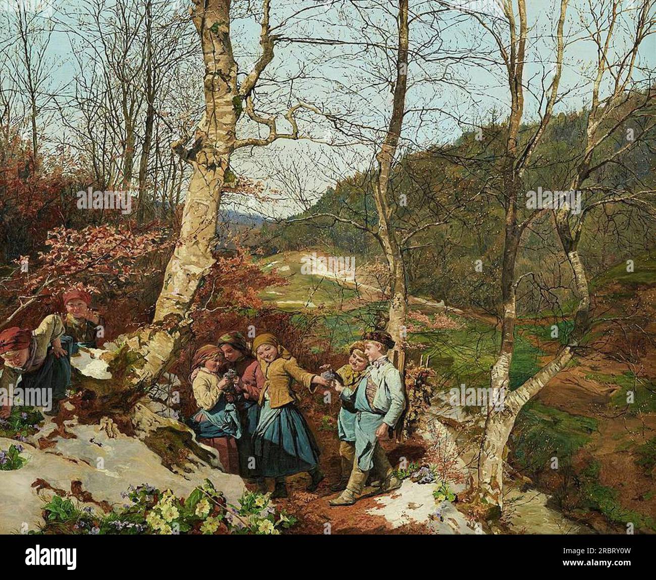 Early spring in the vienna woods hi-res stock photography and images ...