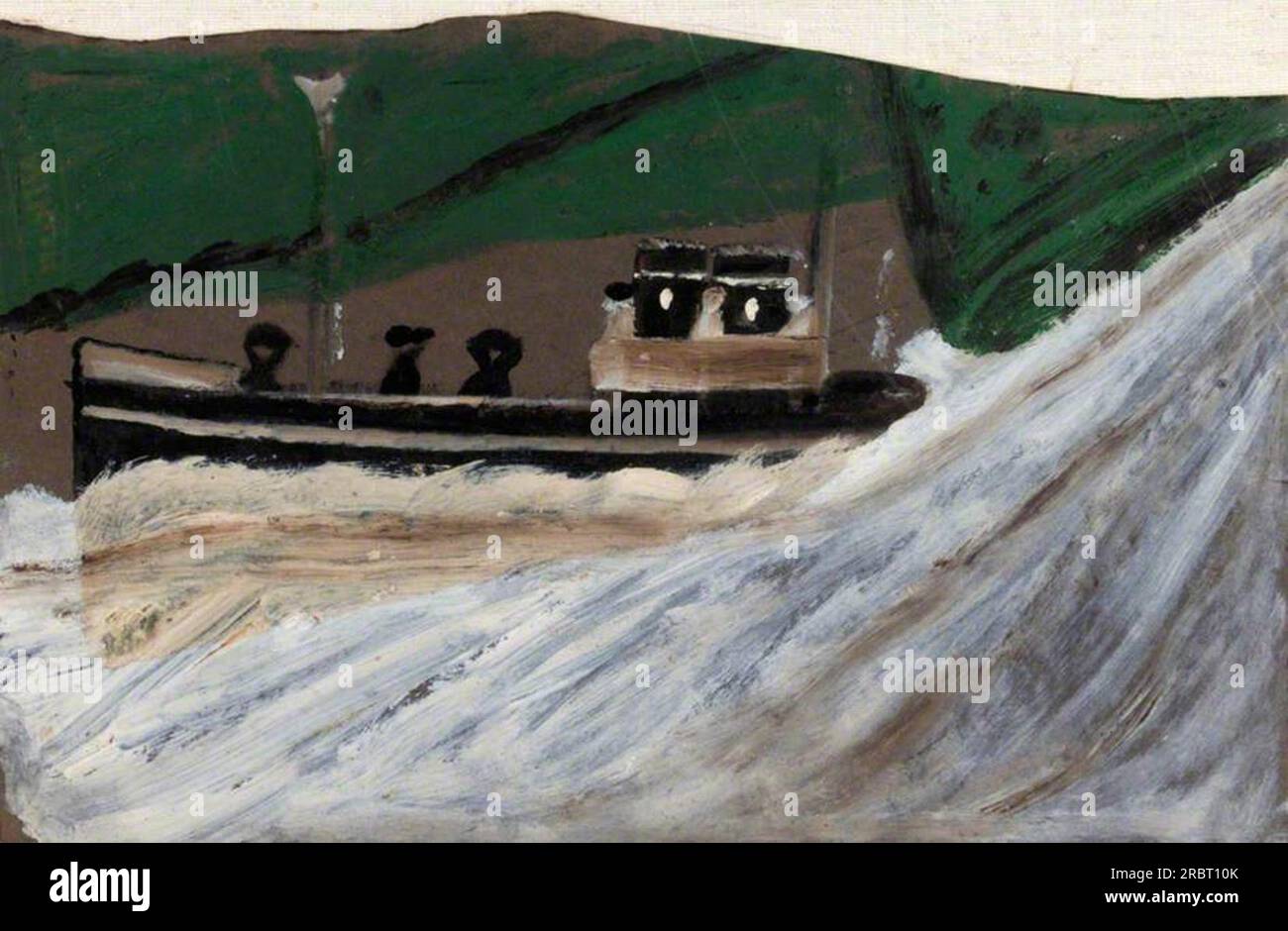 Boat with Figures 1940 by Alfred Wallis Stock Photo - Alamy