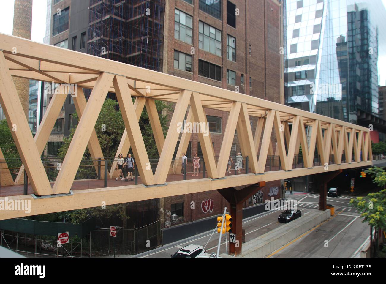 New York, USA. 10th July, 2023. The "Moynihan Connector" now connects ...