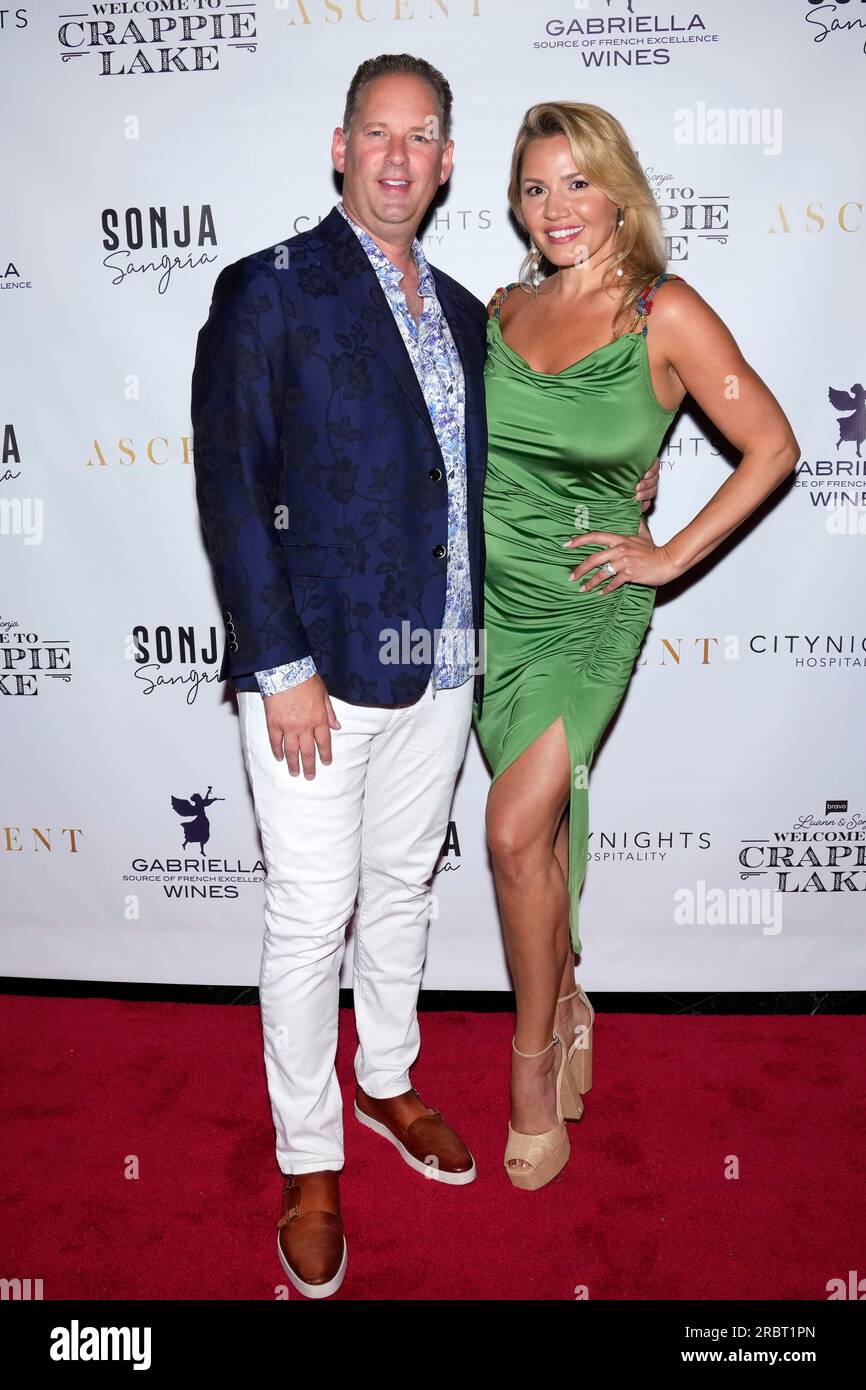 Brian Packin and Carrie Packin attend "Luann & Sonja: Welcome to ...