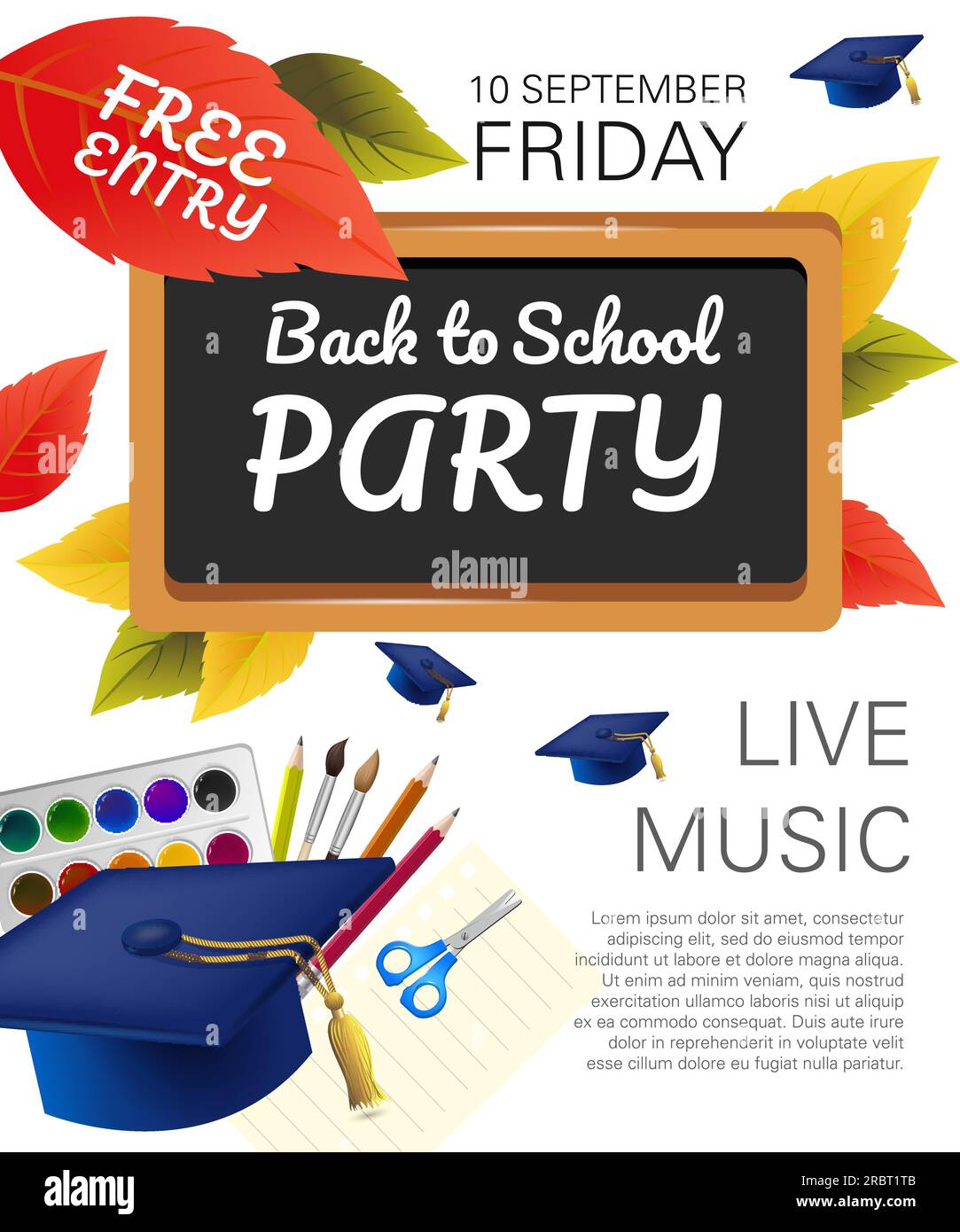 Welcome back party Cut Out Stock Images & Pictures - Alamy