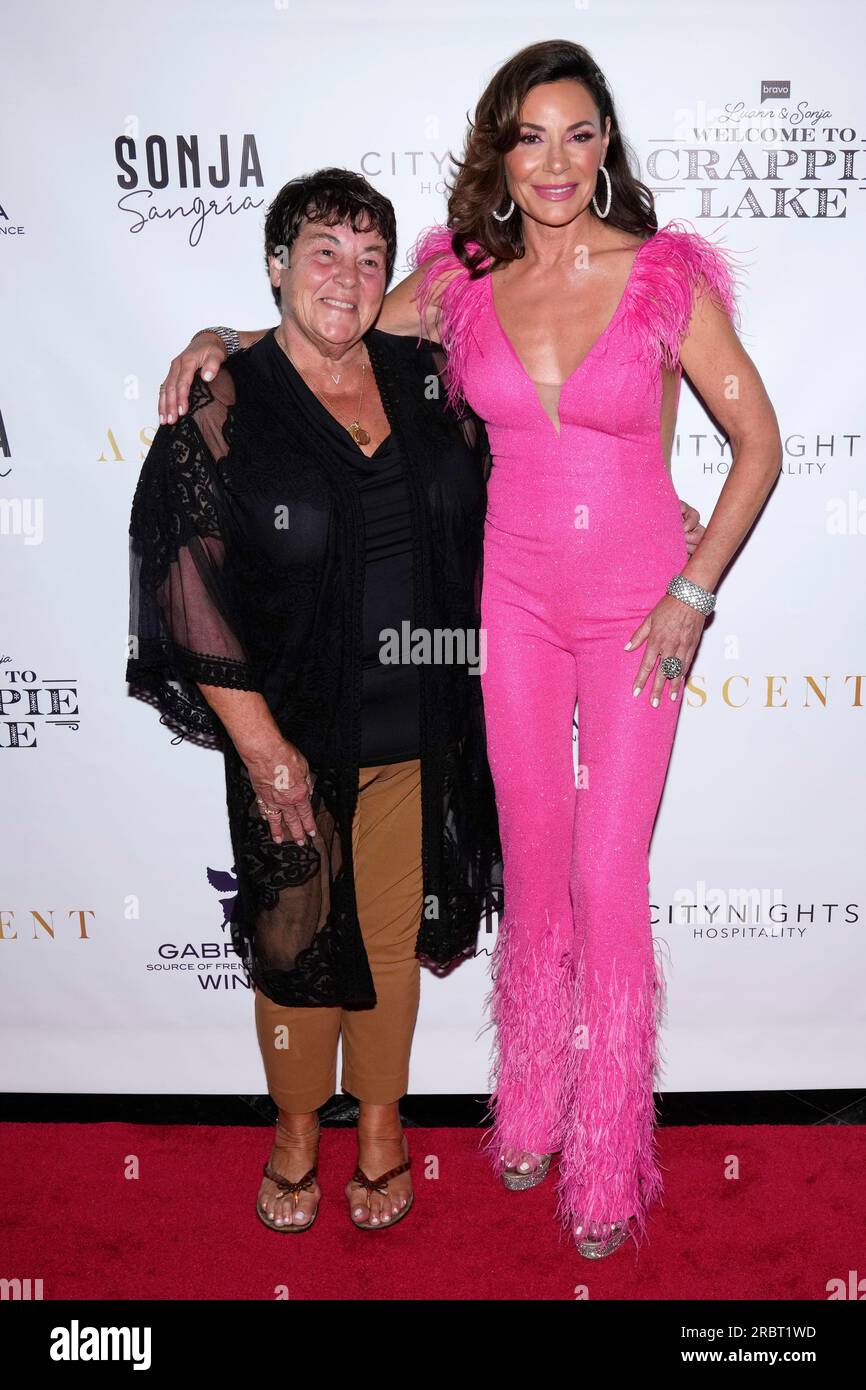 Renee Filippides, left, and Luann de Lesseps attend "Luann & Sonja ...