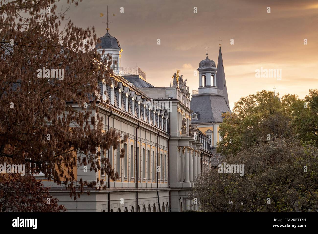 Picture of the main facade of the university of bonn, also called bonn ...