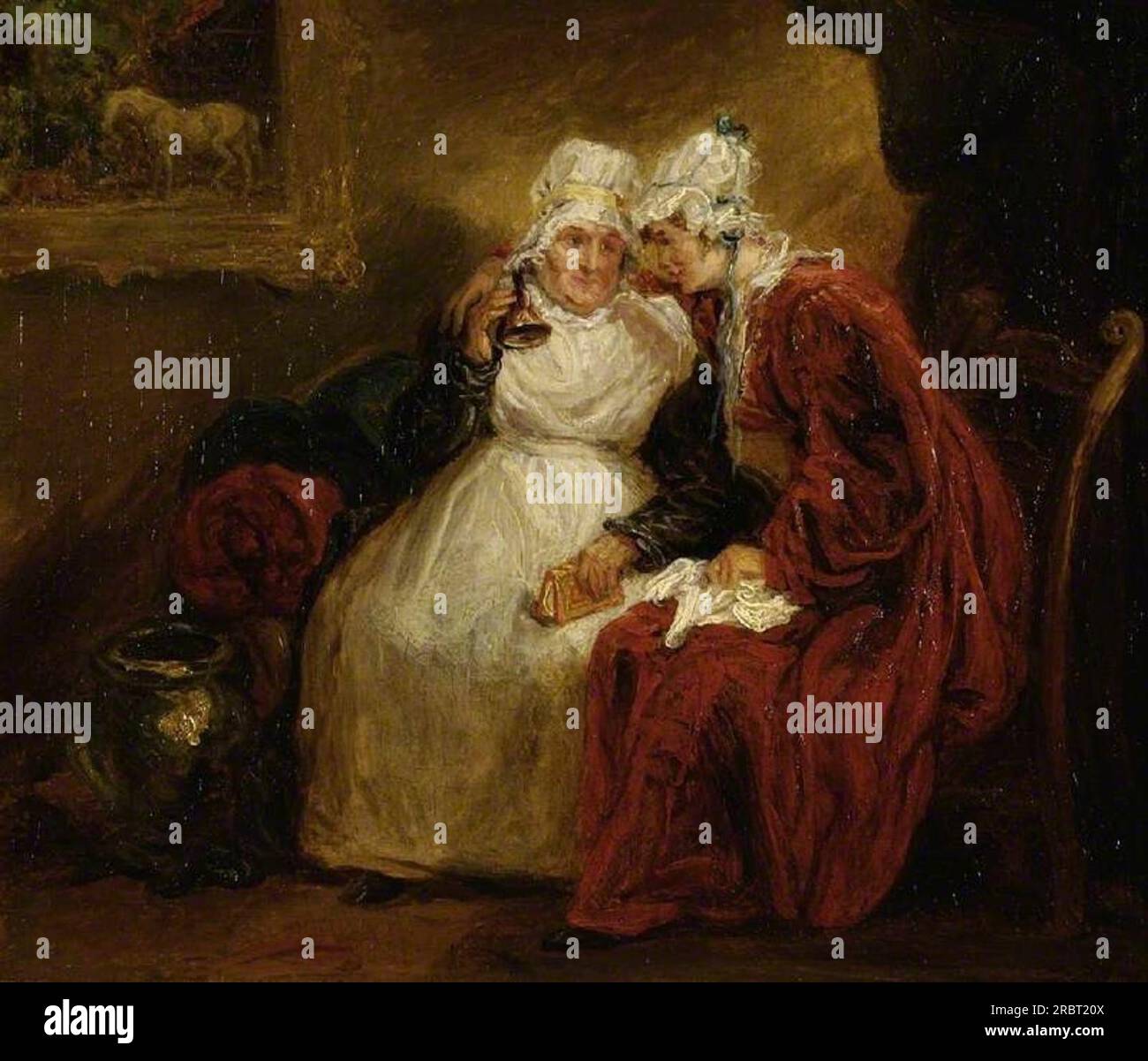 Sketch for 'The Family Compact' 1834 by James Ward Stock Photo - Alamy