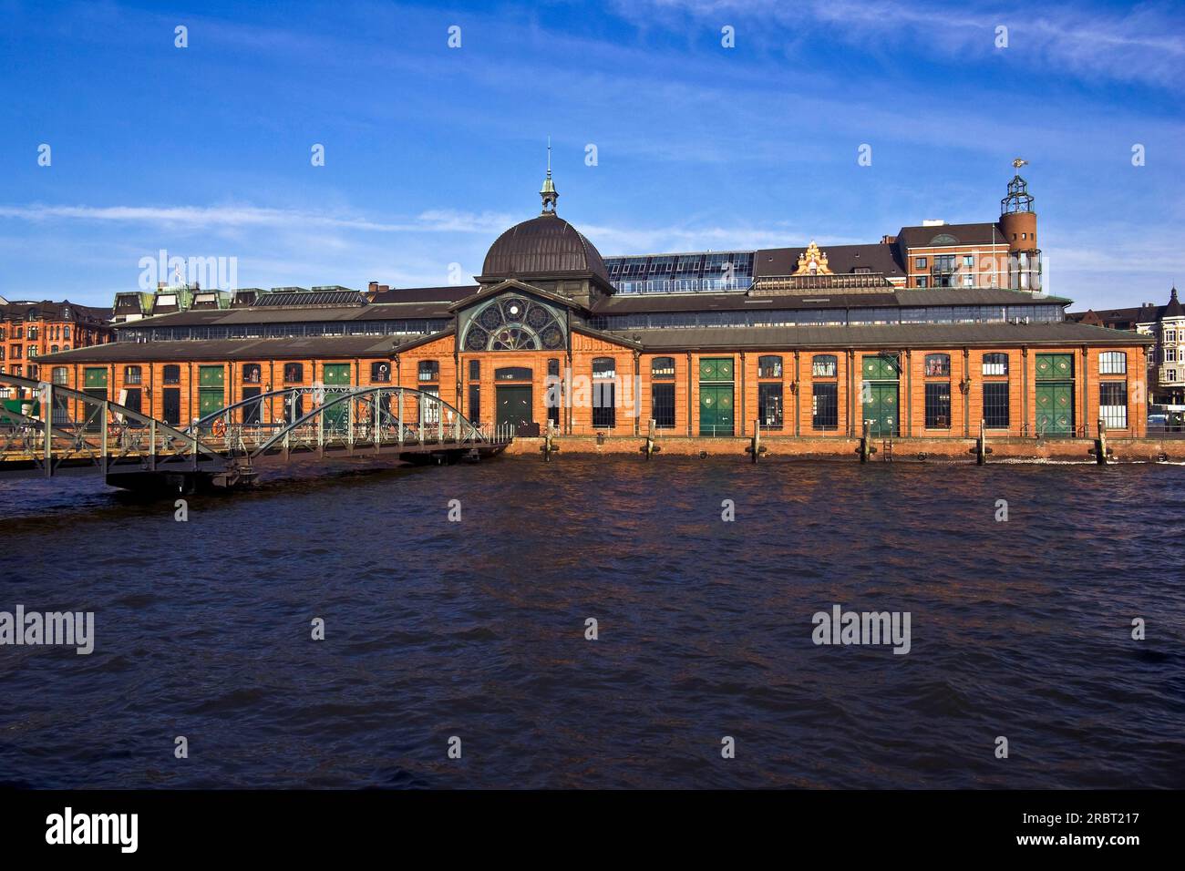 Former fish auction hall, Fischmarkt, Altona, Hamburg, Germany Stock ...