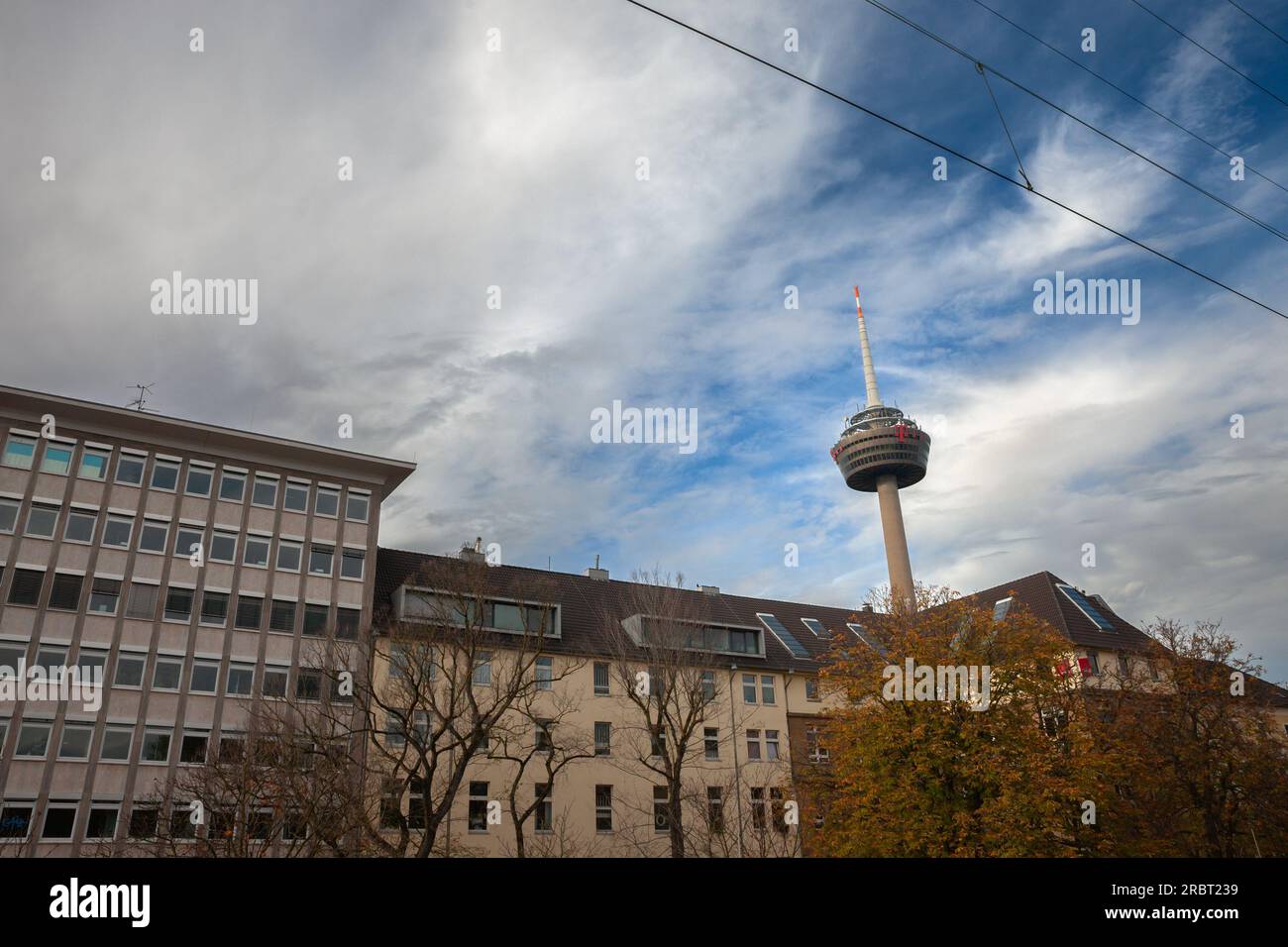 PIcture of the Colonius tower in Cologne. Colonius is the Cologne ...