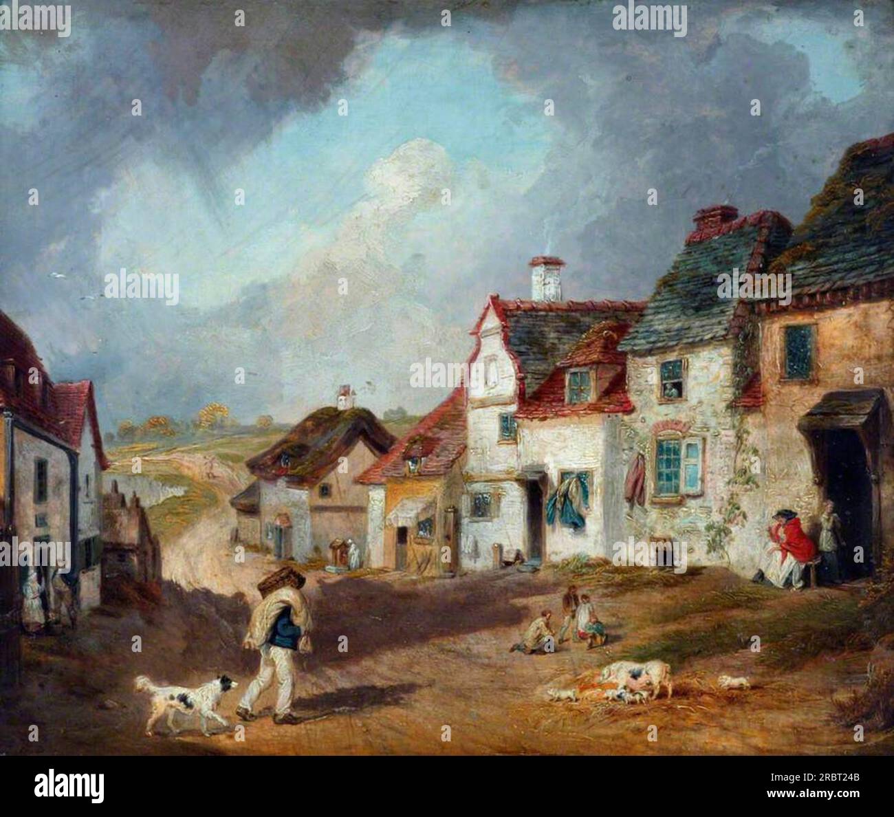 Pegwell Bay, near Ramsgate by James Ward Stock Photo - Alamy