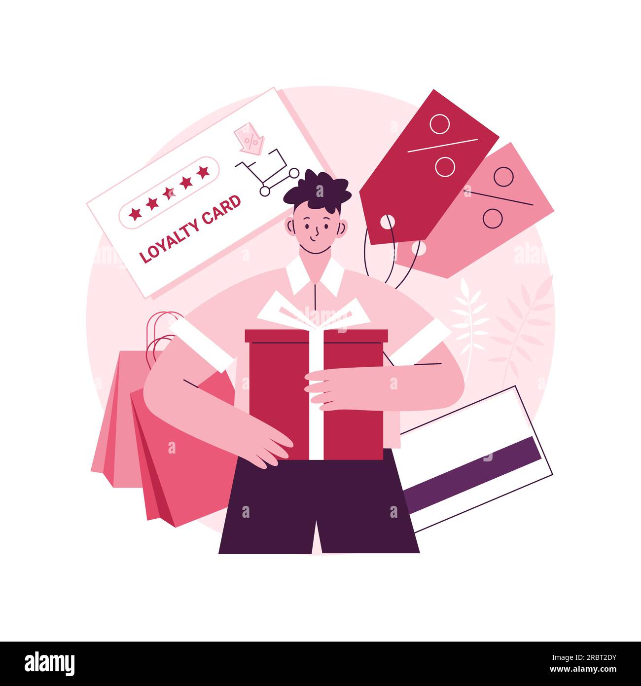 Loyal client card design Stock Vector Images - Alamy