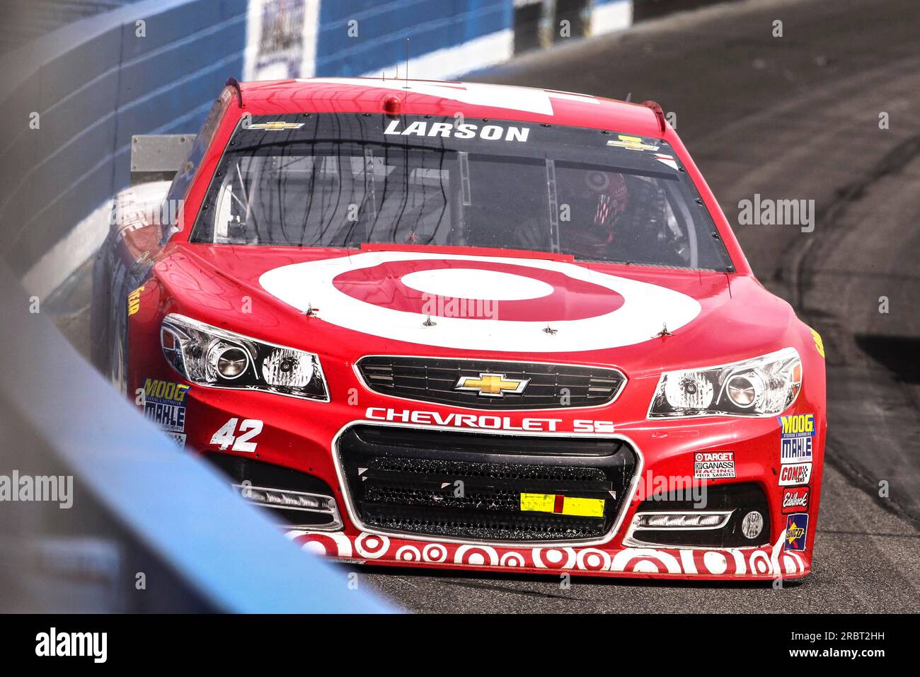 Fontana Ca Mar 22 2015 Kyle Larson 42 Brings His Race Car Through