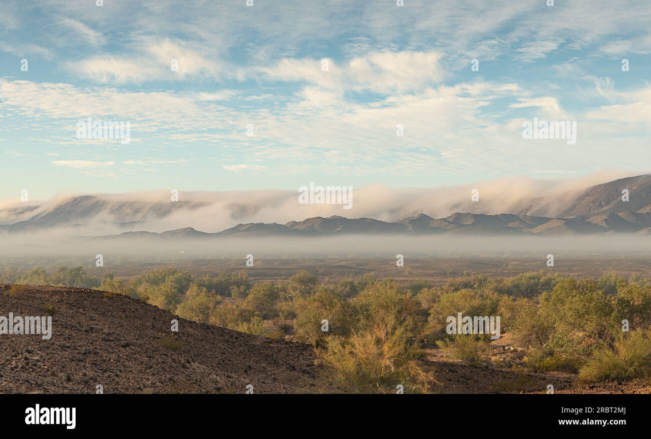 Senator Wash Clouds Imperial Dam Yuma Stock Photo - Alamy