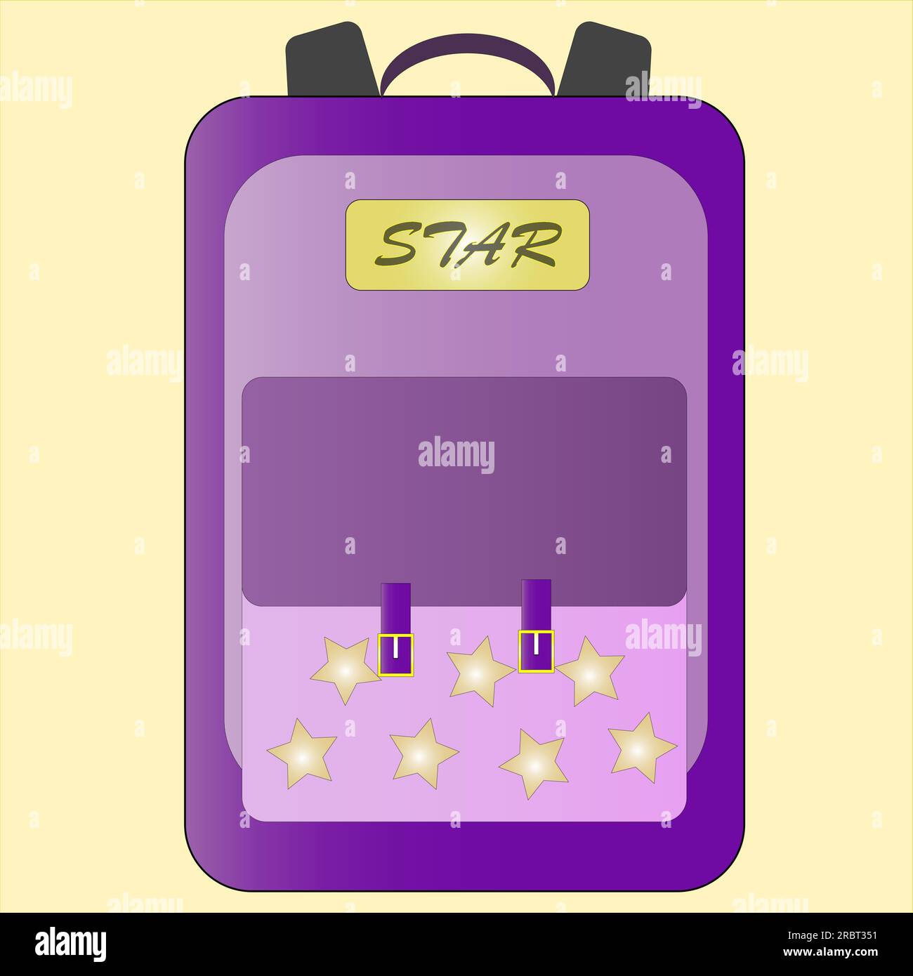 Girl tourist backpack in Stock Vector Images - Alamy