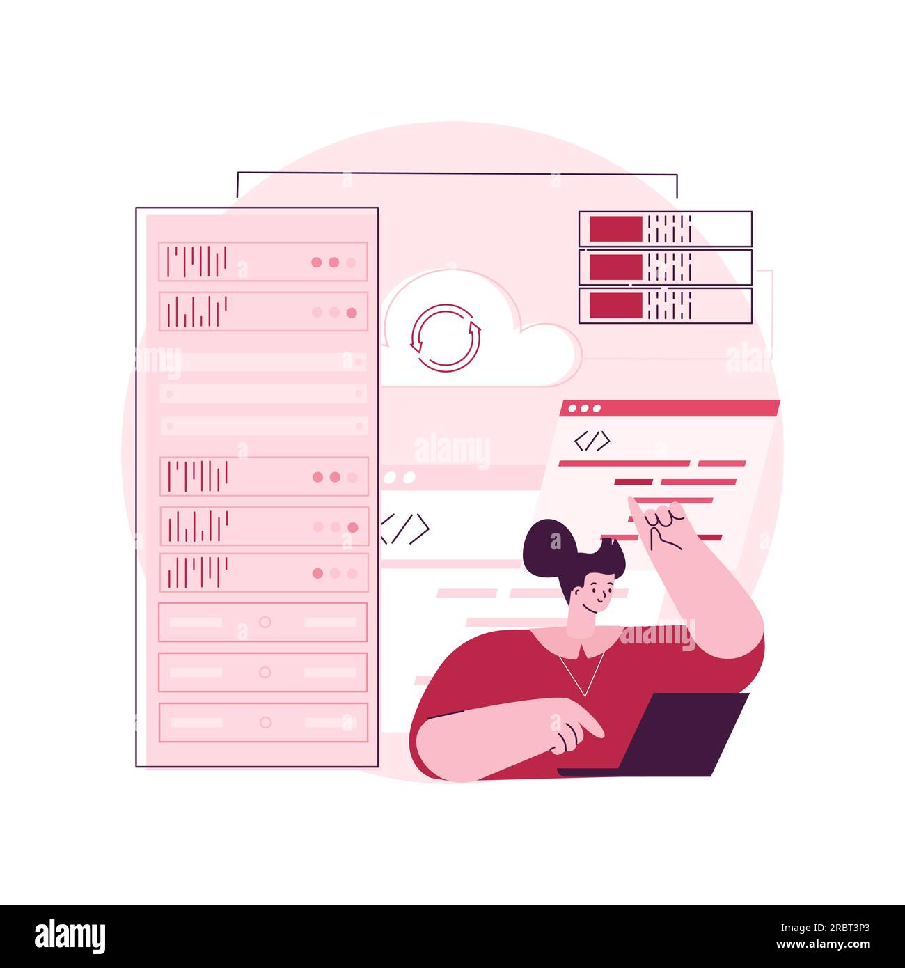 Big Data Analytics Abstract Concept Vector Illustration Big Data Mining Automated Analytics