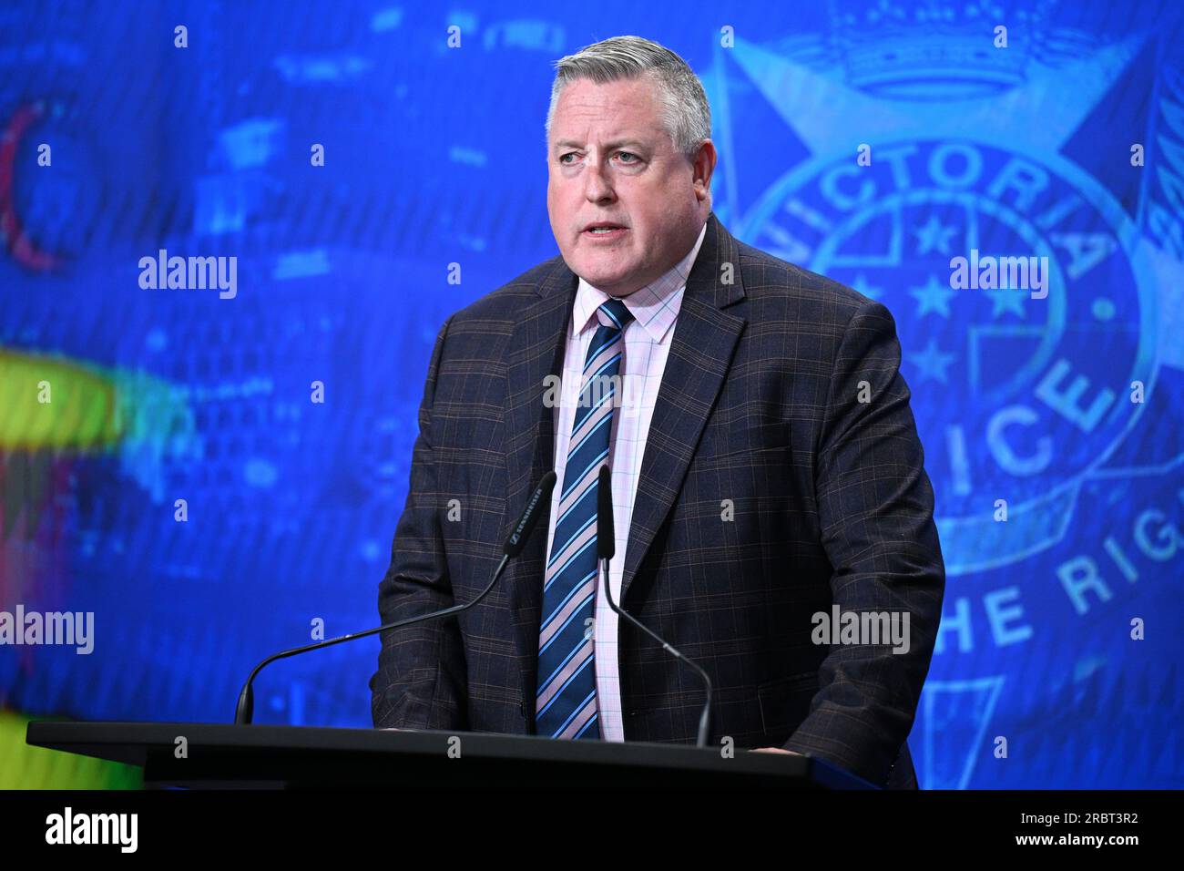 Melbourne, Australia. 11th July, 2023. Victoria Police Detective ...