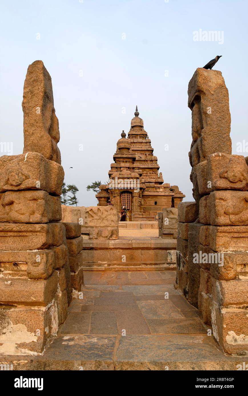 Shore temple dedicated to gods Vishnu and Shiva built c. 700, 728 in ...