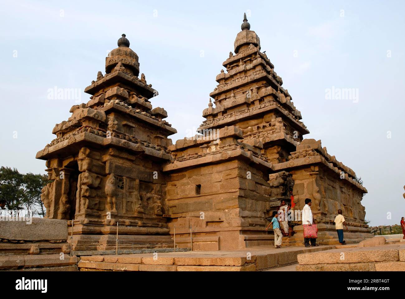 Shore temple dedicated to gods Vishnu and Shiva built c. 700, 728 in ...