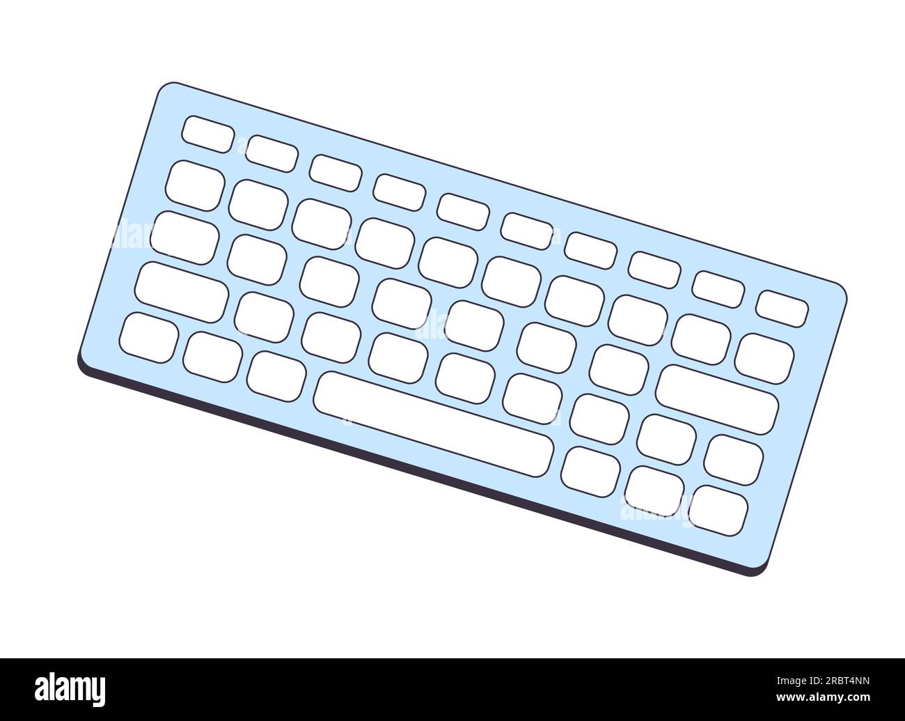Clavier qwerty Cut Out Stock Images & Pictures - Alamy