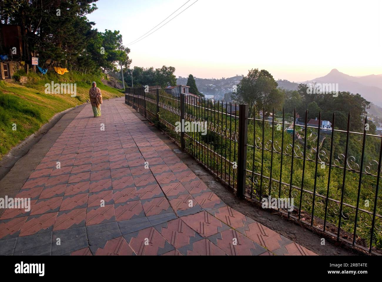 Scenic view from Coakers Walk in Kodaikanal, Tamil Nadu, South India ...