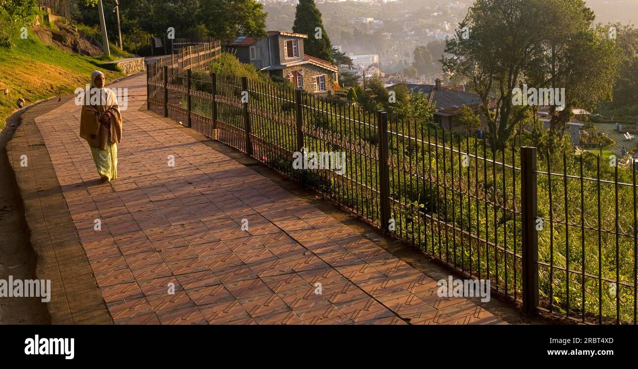Scenic view from Coakers Walk in Kodaikanal, Tamil Nadu, South India ...