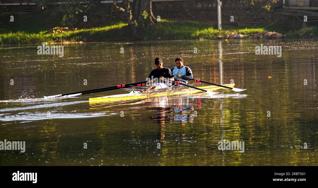 Rowing boat at Kodaikanal, Tamil Nadu, South India, India, Asia Stock ...