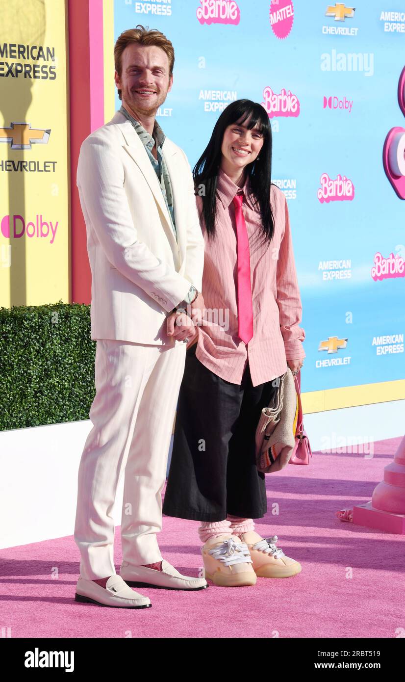 LOS ANGELES, CALIFORNIA - JULY 09: (L-R) FINNEAS and Billie Eilish ...