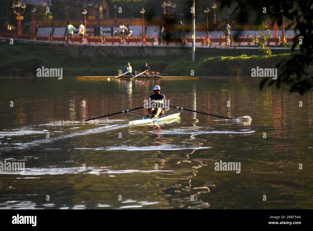 Rowing boats at Kodaikanal, Tamil Nadu, South India, India, Asia Stock ...