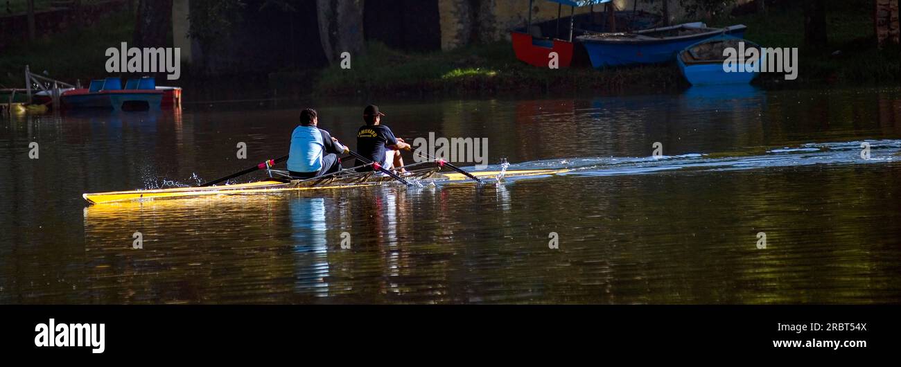Rowing boat at Kodaikanal, Tamil Nadu, South India, India, Asia Stock ...