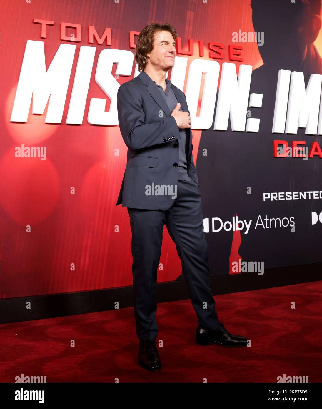 New York, United States. 10th July, 2023. Tom Cruise arrives on the red ...