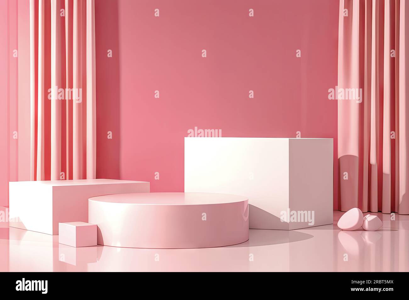 pink love Product Booth background Stock Photo - Alamy
