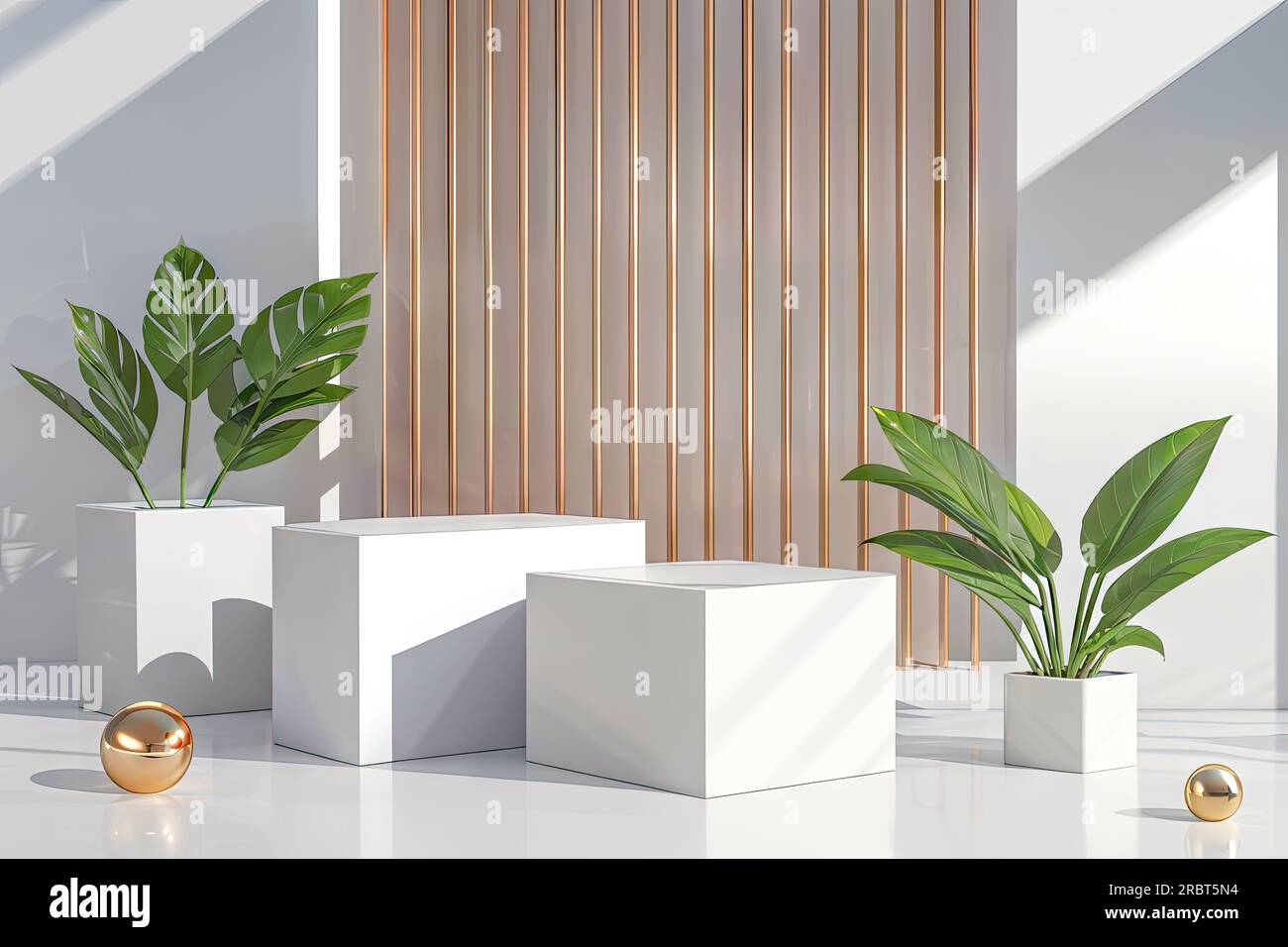 3D Rendered Product Booth Backgrounds Stock Photo - Alamy