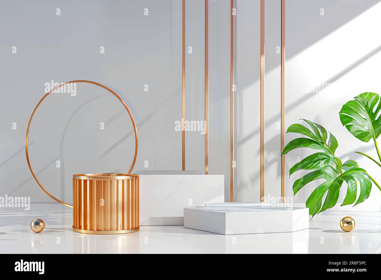 3D Rendered Product Booth Backgrounds Stock Photo - Alamy