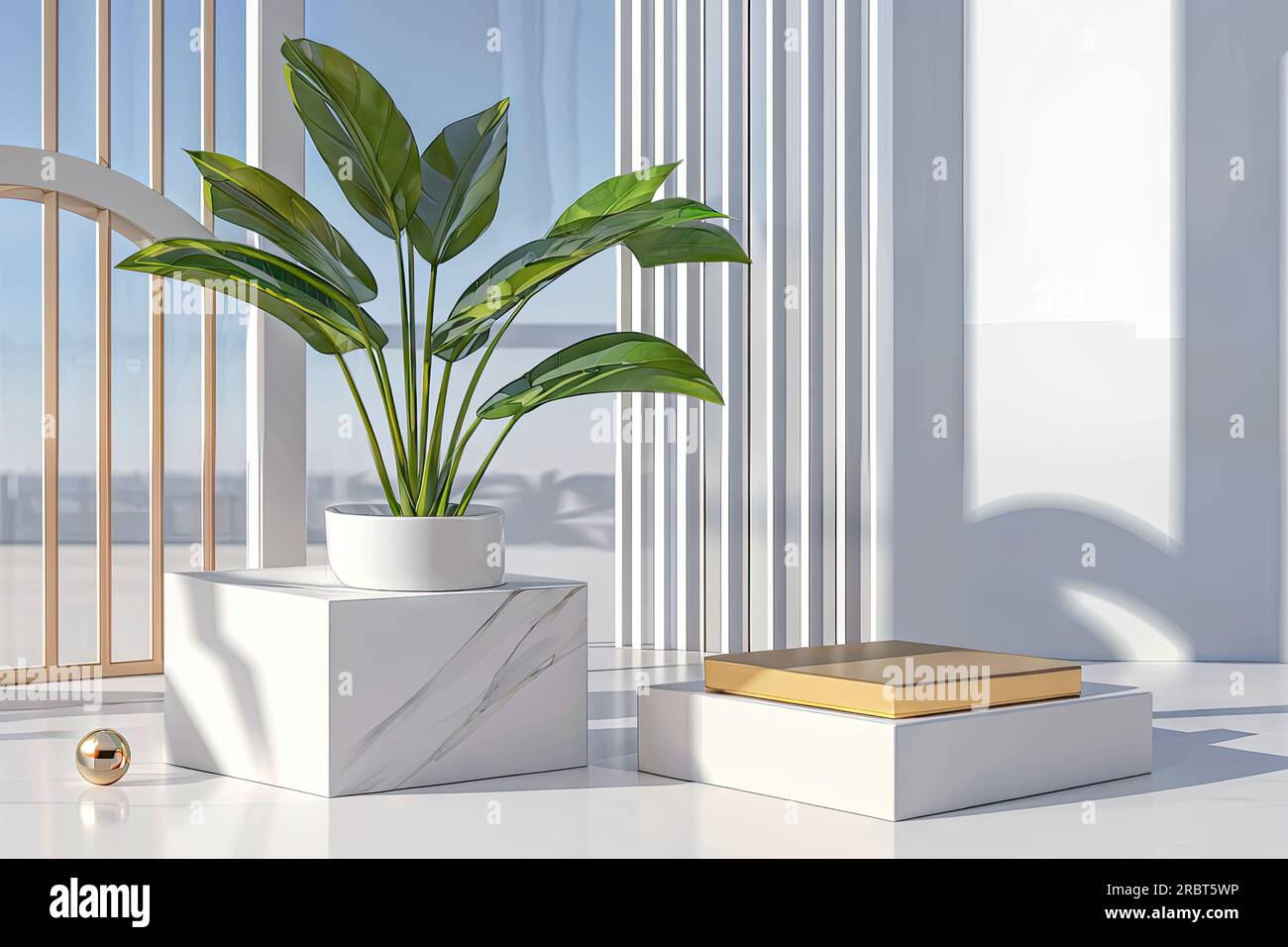 3D Rendered Product Booth Backgrounds Stock Photo - Alamy