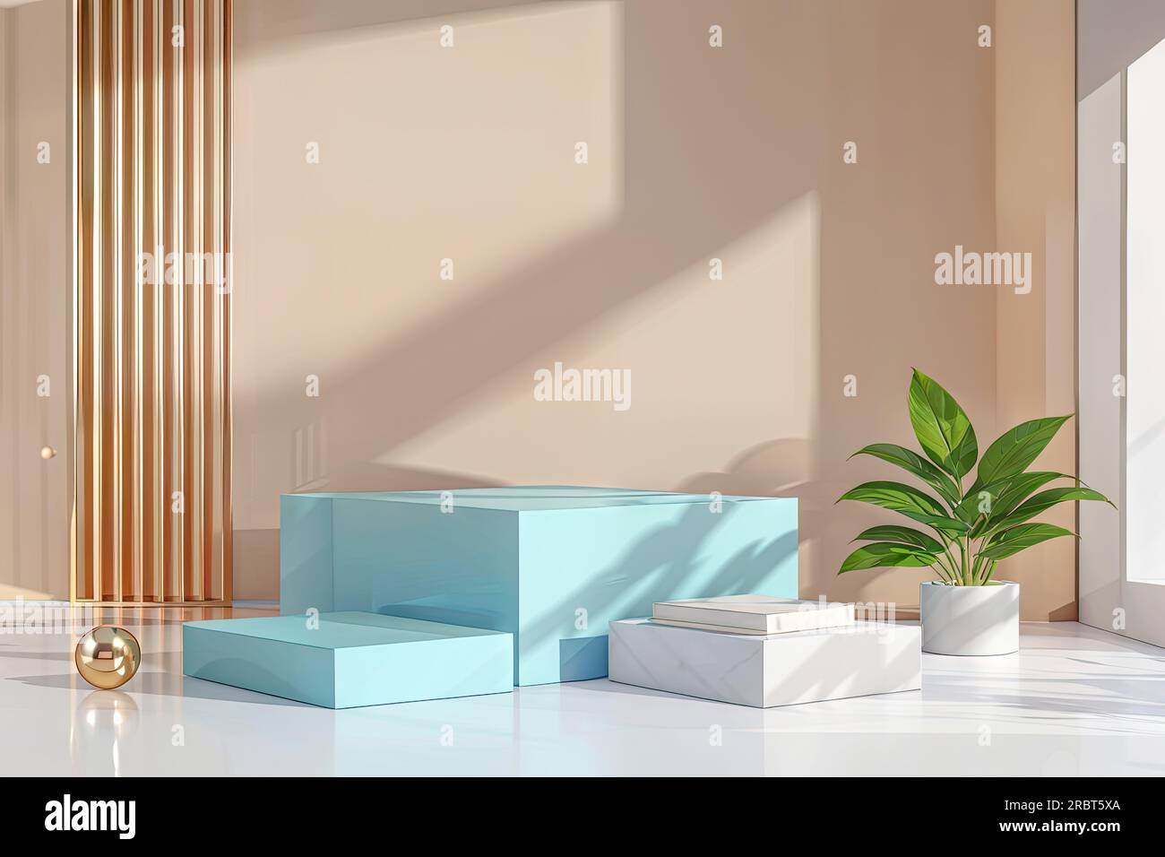 3D Rendered Product Booth Backgrounds Stock Photo - Alamy