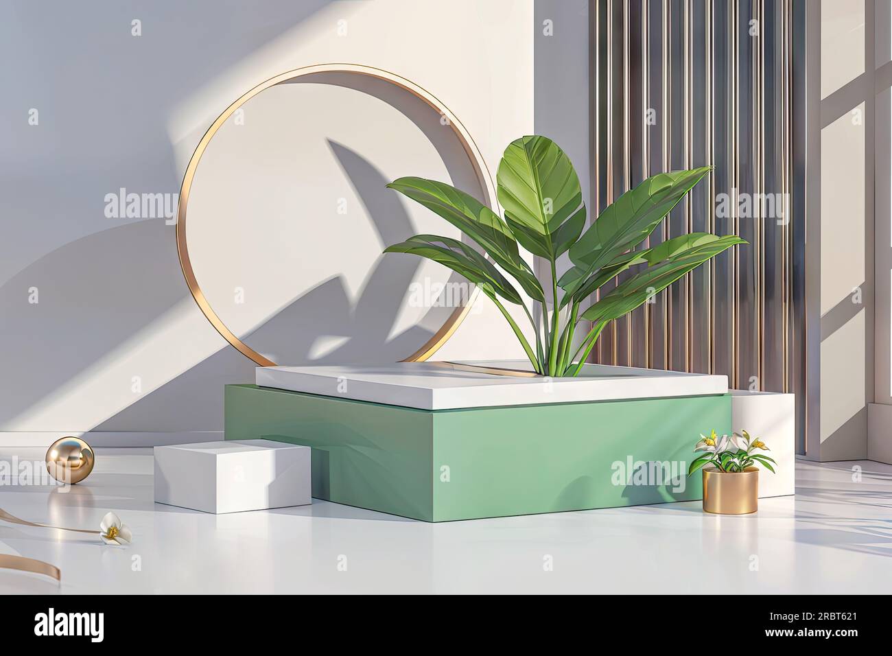 3D Rendered Product Booth Backgrounds Stock Photo - Alamy