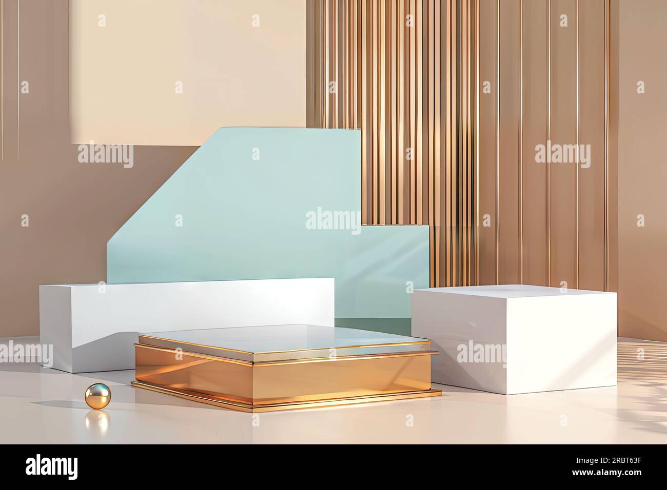 3D Rendered Product Booth Backgrounds Stock Photo - Alamy