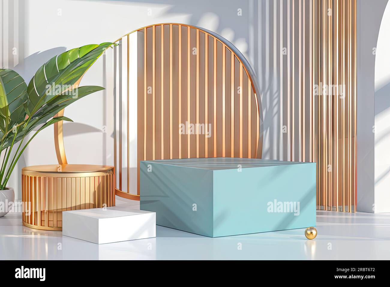 3D Rendered Product Booth Backgrounds Stock Photo - Alamy