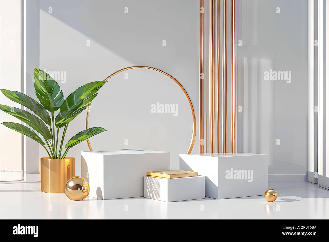 3D Rendered Product Booth Backgrounds Stock Photo - Alamy