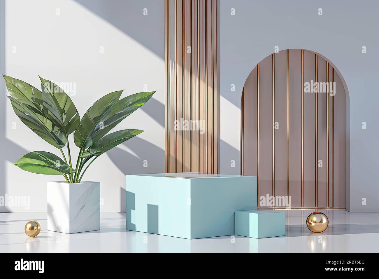 3D Rendered Product Booth Backgrounds Stock Photo - Alamy