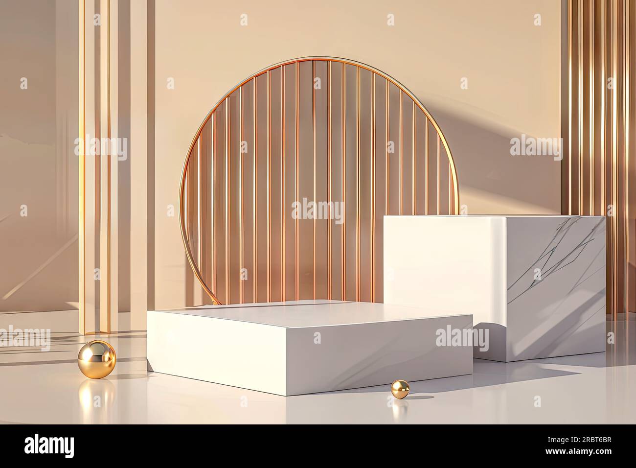 3D Rendered Product Booth Backgrounds Stock Photo - Alamy