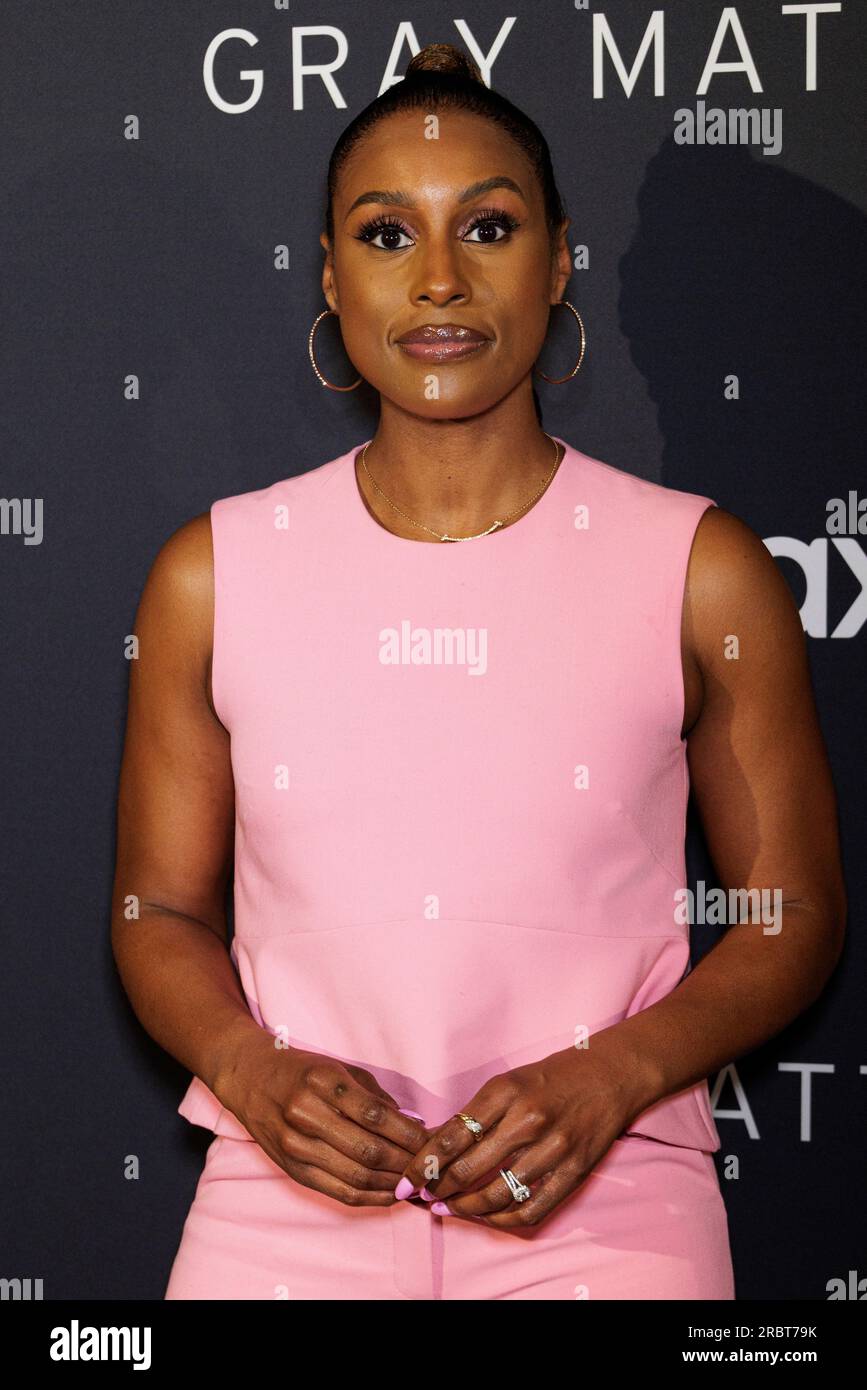 Issa Rae arrives at a special screening of "Gray Matter," part of the ...