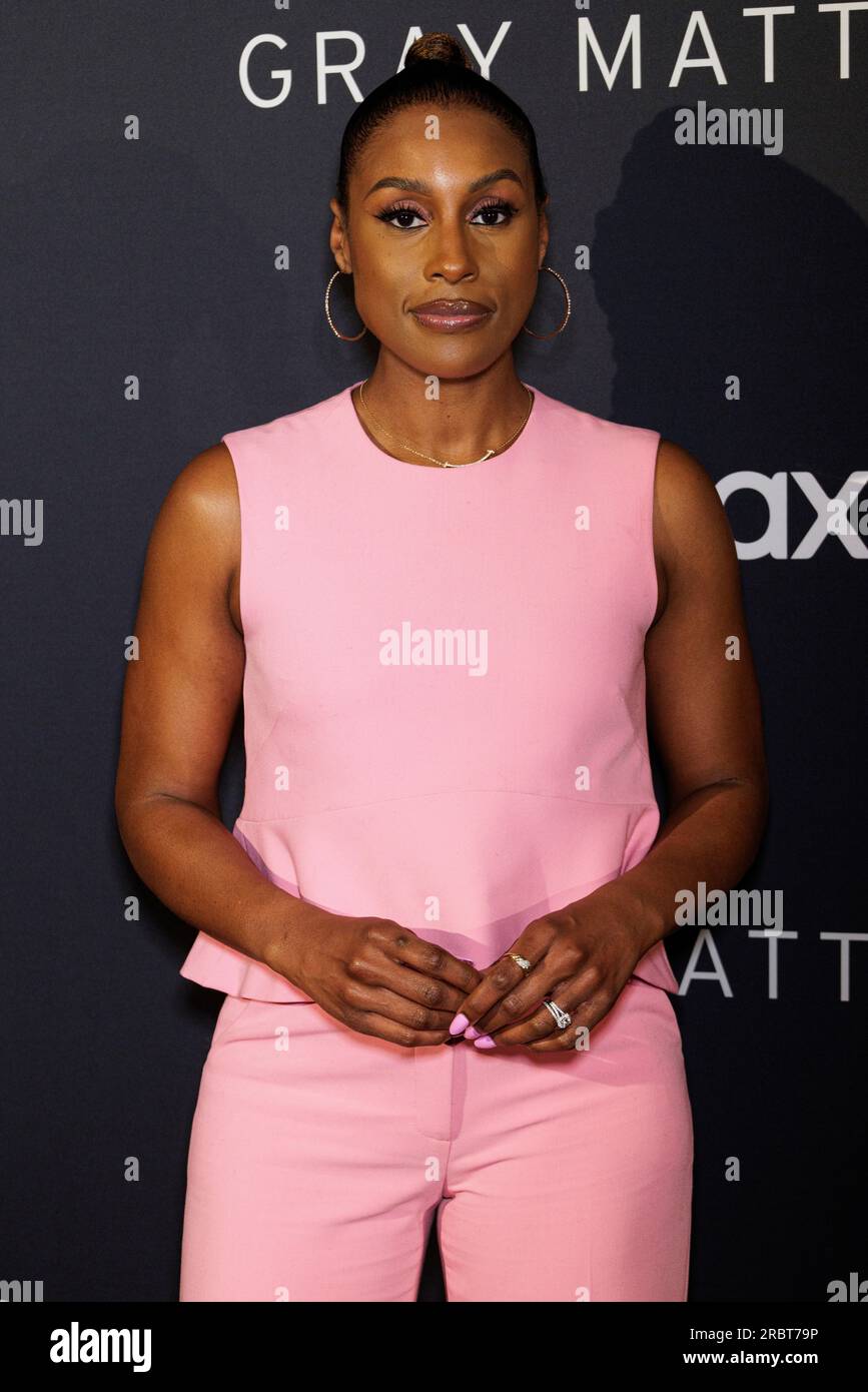 Issa Rae arrives at a special screening of "Gray Matter," part of the ...