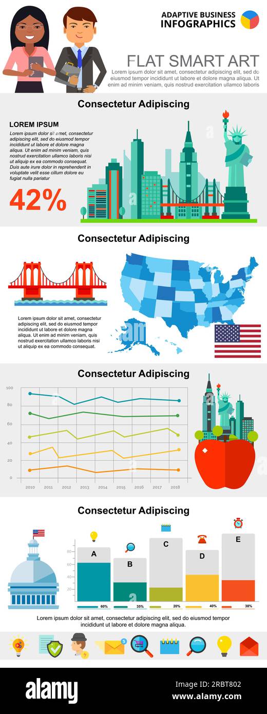 Colorful research infograph charts set Stock Vector Image & Art - Alamy