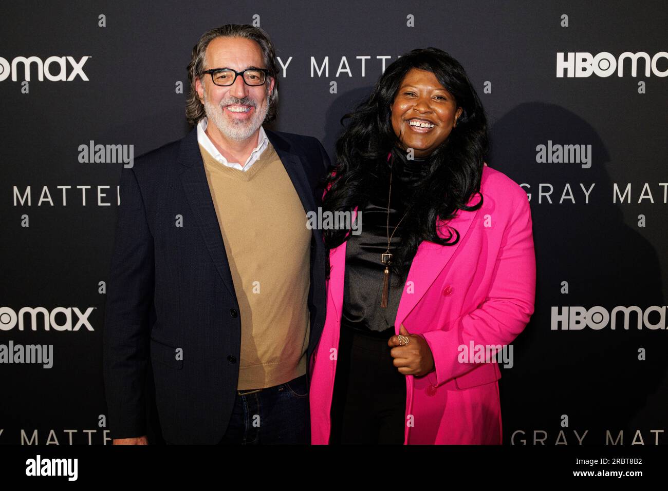 Brett Boydstun, left and Nichole Roberts arrive at a special screening ...
