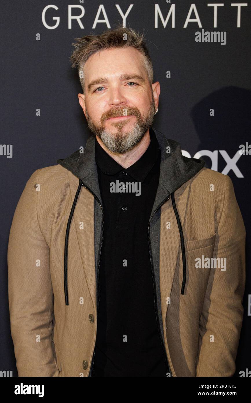 Andrew Jeric arrives at a special screening of "Gray Matter," part of ...