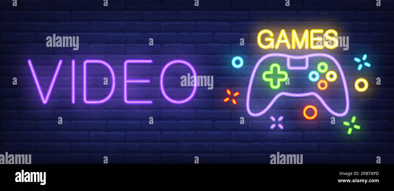 Vintage video game ad Stock Vector Images - Alamy