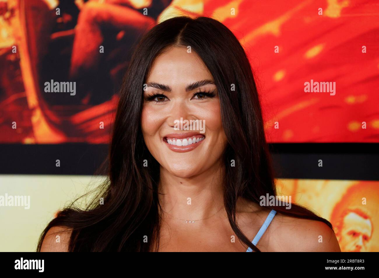 New York, United States. 10th July, 2023. Katie Wang arrives on the red ...