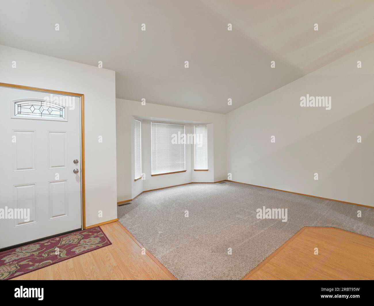 Modern residential empty living room interior Stock Photo - Alamy