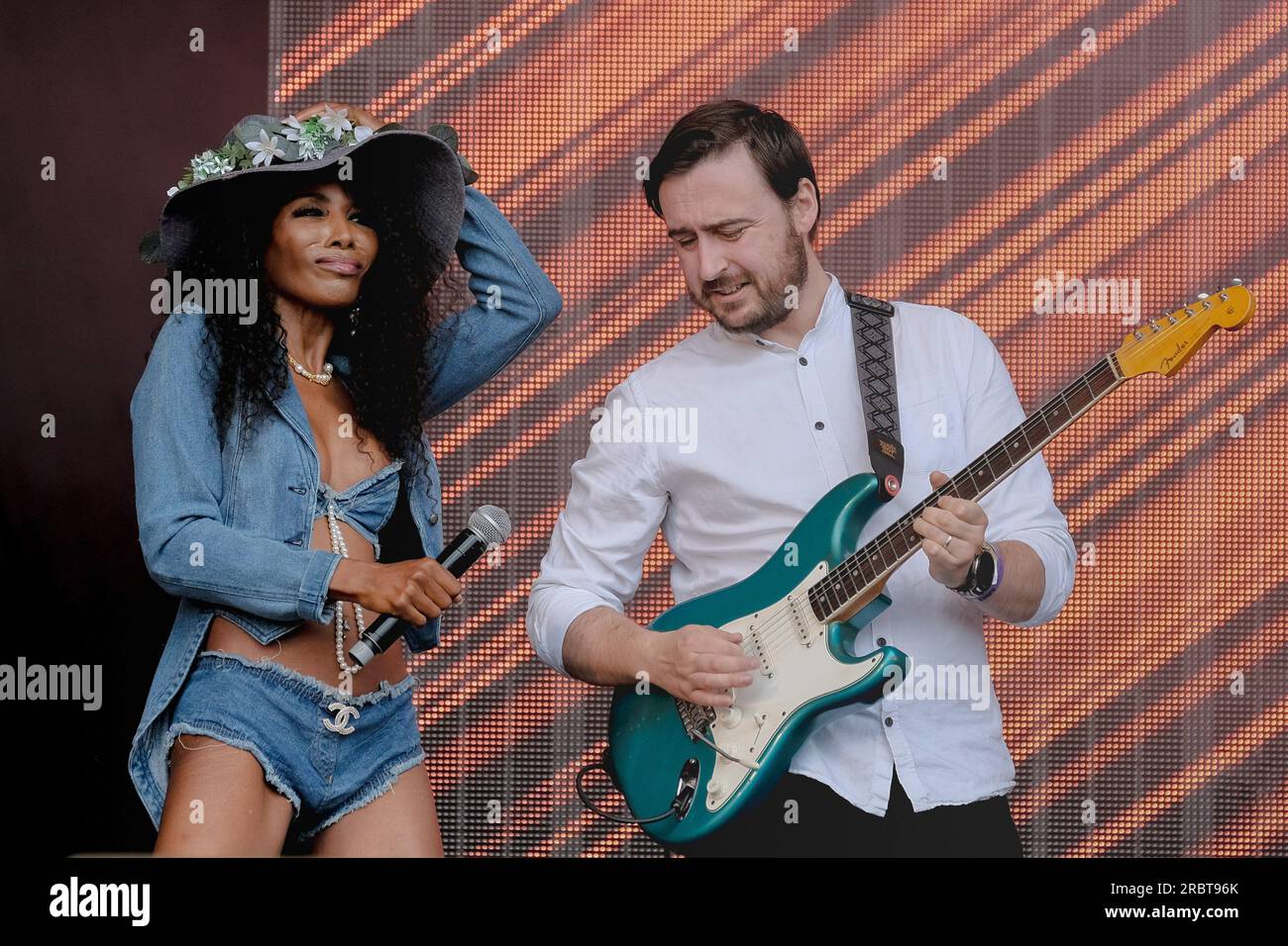 Southampton, UK. 08th July, 2023. British born singer, dancer, TV ...