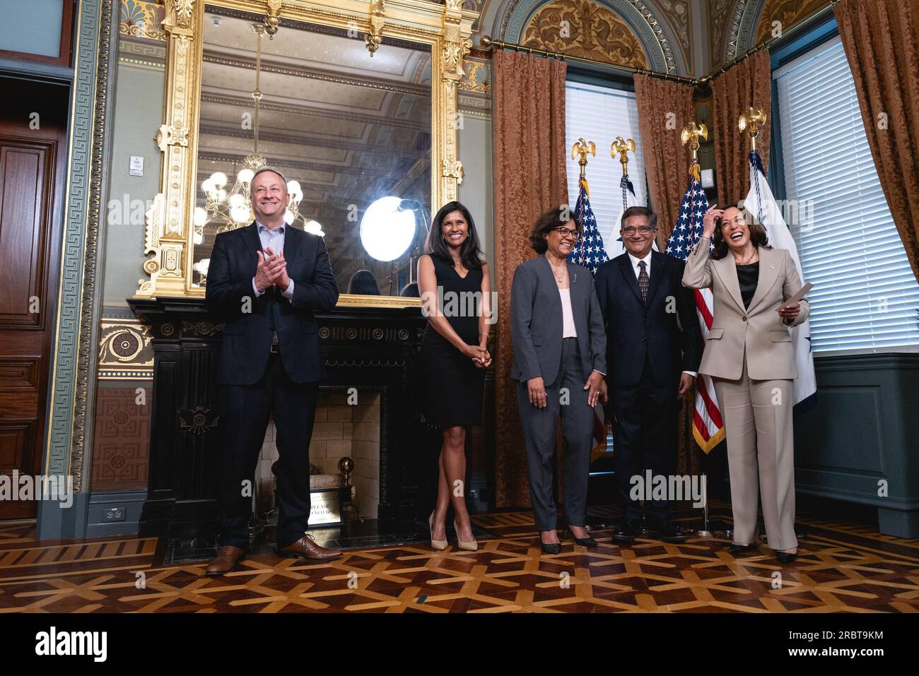 Washington DC, USA. 10th July, 2023. United States Vice President ...